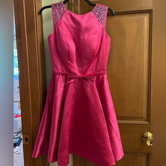 Promlily | Dresses | Aline Satin High Neck Sleeveless Shortmini With ...